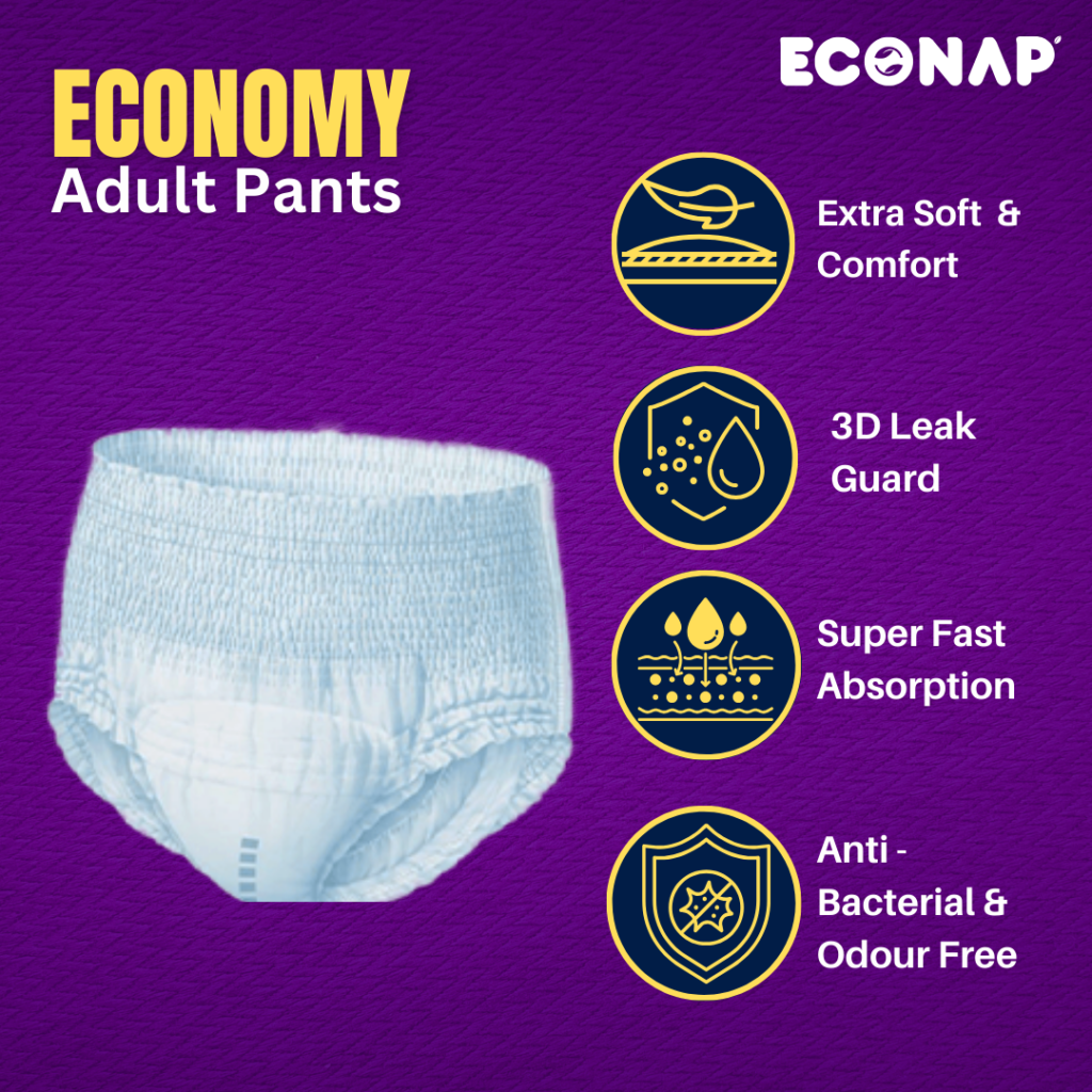 Econap Economy Adult Pants | Affordable Adult Diapers
